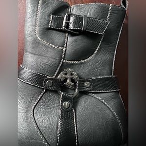 Delli Aldo | Shoes | Delli Aldo Black Classic Rocker Boots New | Poshmark